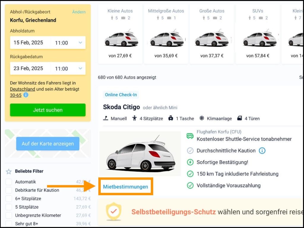 Mietwagen Kaution Wann Zurck