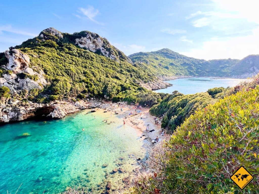 Porto Timoni - so erreichst du Korfus Traumbucht | unaufschiebbar.de