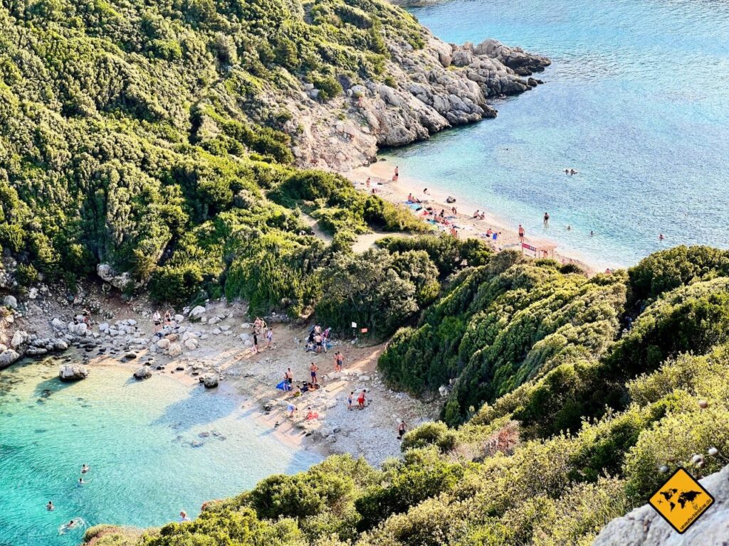 Porto Timoni - so erreichst du Korfus Traumbucht | unaufschiebbar.de