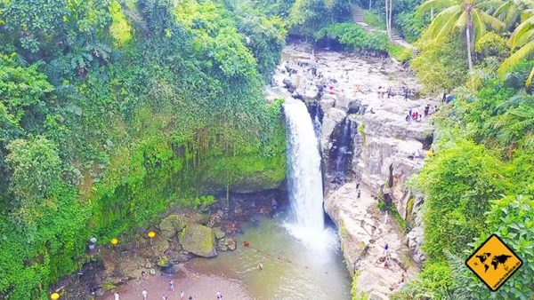 Tegenungan Waterfall Bali - touristisch, aber lohnenswert
