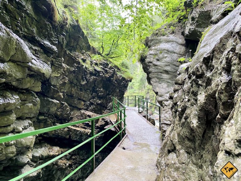 Breitachklamm: Wandern in Oberstdorf - Erfahrungen bei Regen & Corona